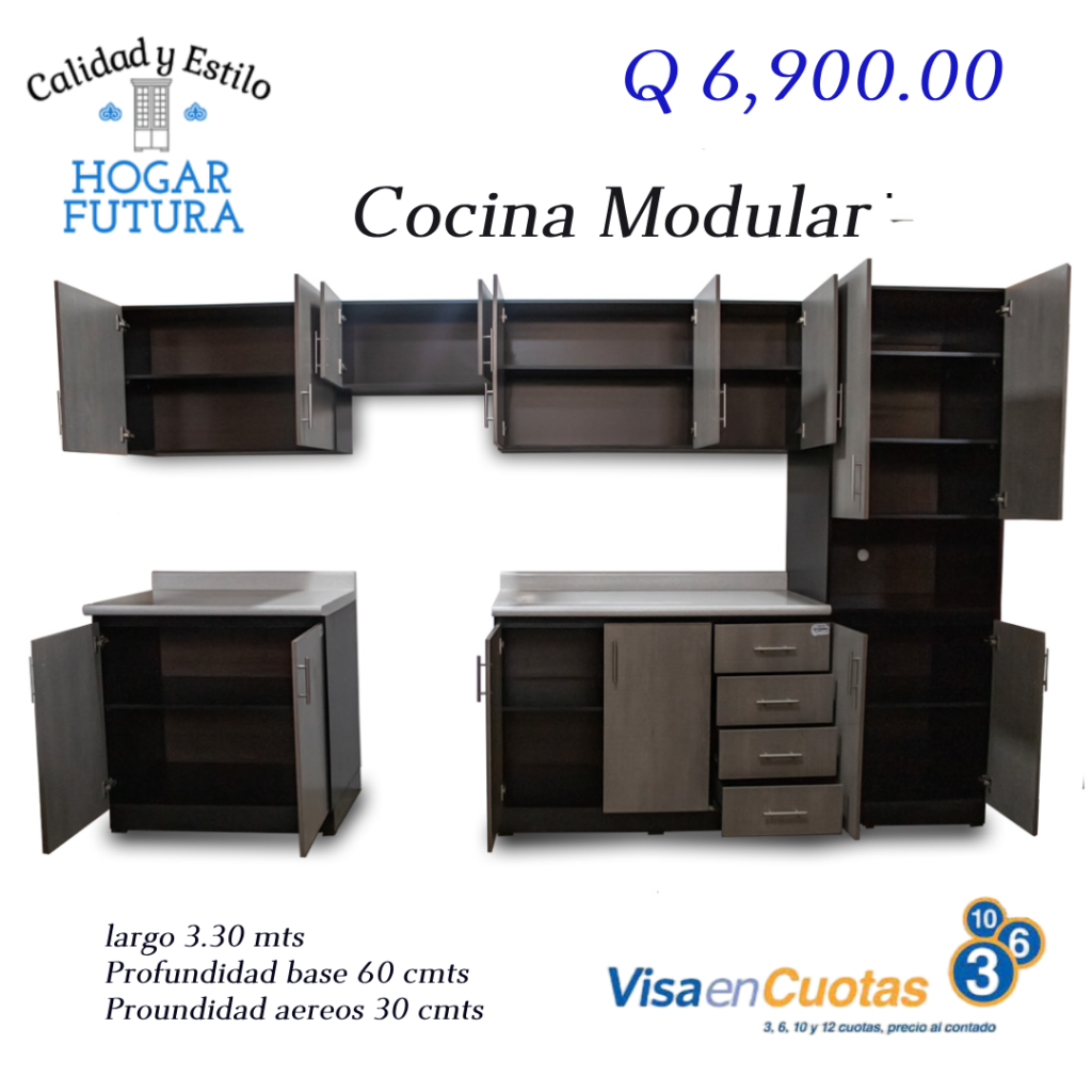 COCINA MODERNA MODULAR - Hogar Furtura